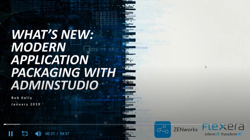 Modern Application Packaging With Adminstudio Bob Kelly